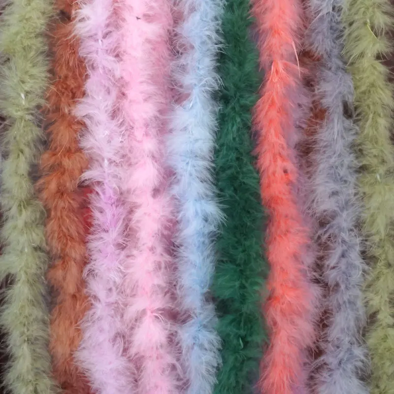 4-5CM-2M-1Pcs-Fluffy-Turkey-Ruff-Feather-Boas-Turkey-Feather-Boa-DIY ...
