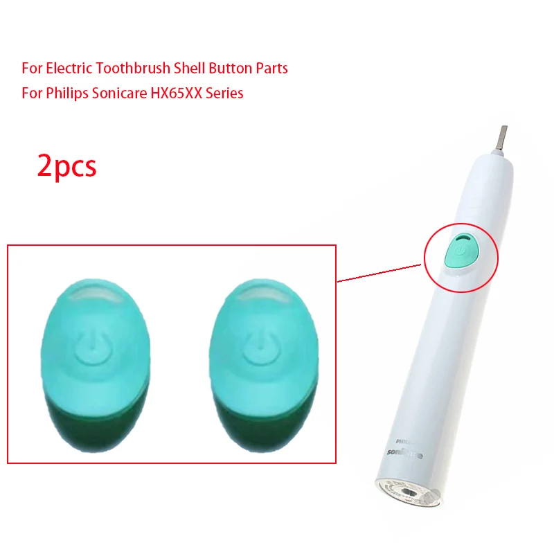 2pcs-Electric-Toothbrush-Shell-Power-Button-For-Philips-Sonicare-HX6530 ...