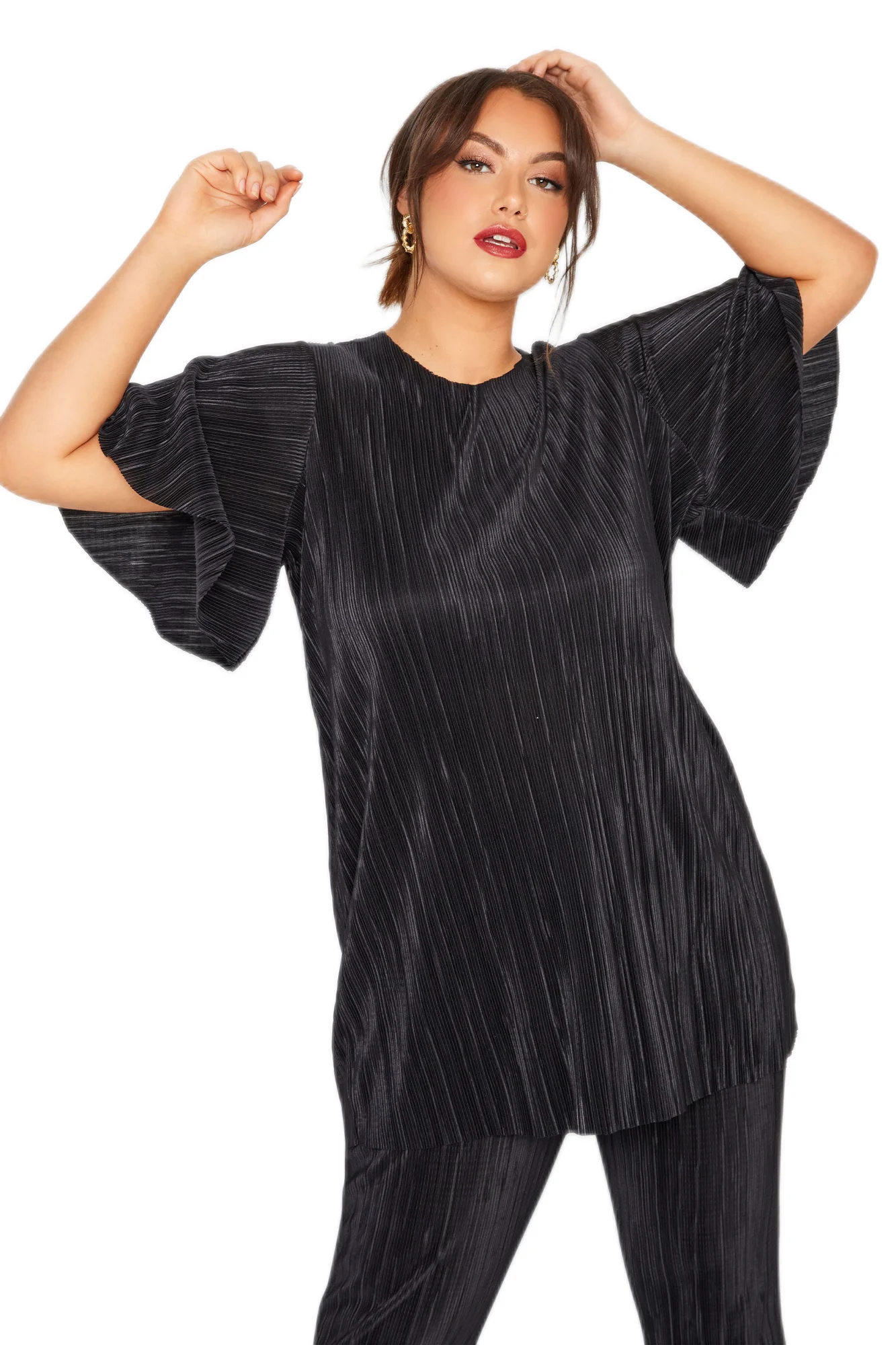 Plus Size Short Sleeve Summer Fashion T-shirt Women Loose Fit O-neck ...