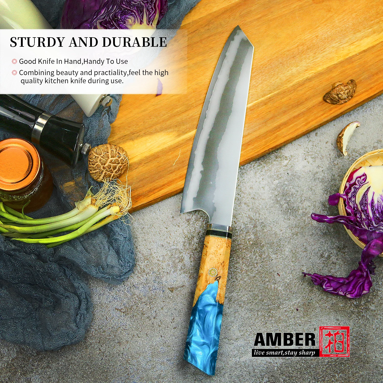 Amberknife-8-Inch-Kitchen-Chef-Knife-7-Layers-American-440C-Steel ...