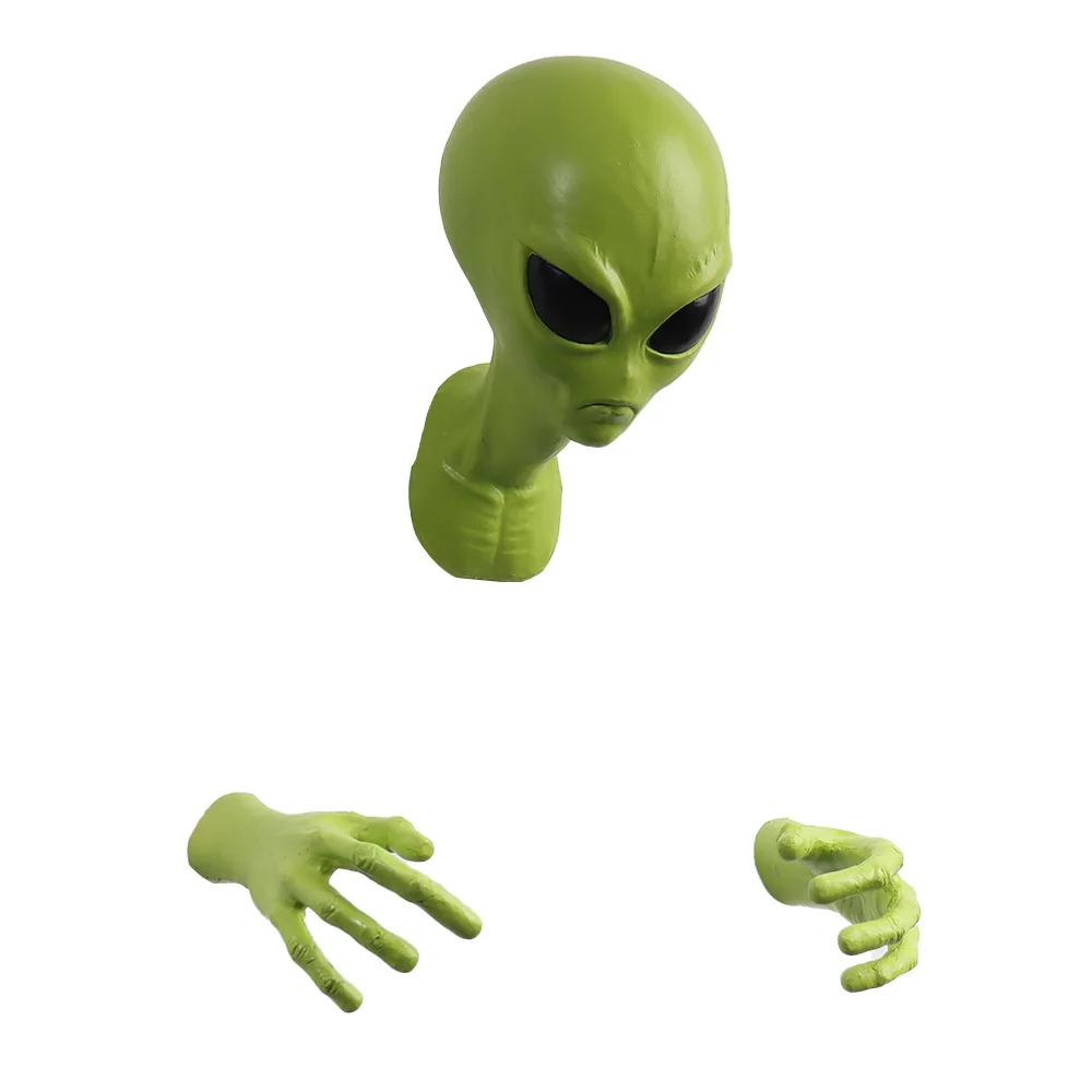Green Alien UFO Visitor 51 Area Extraterrestrial Organism Monster Study ...