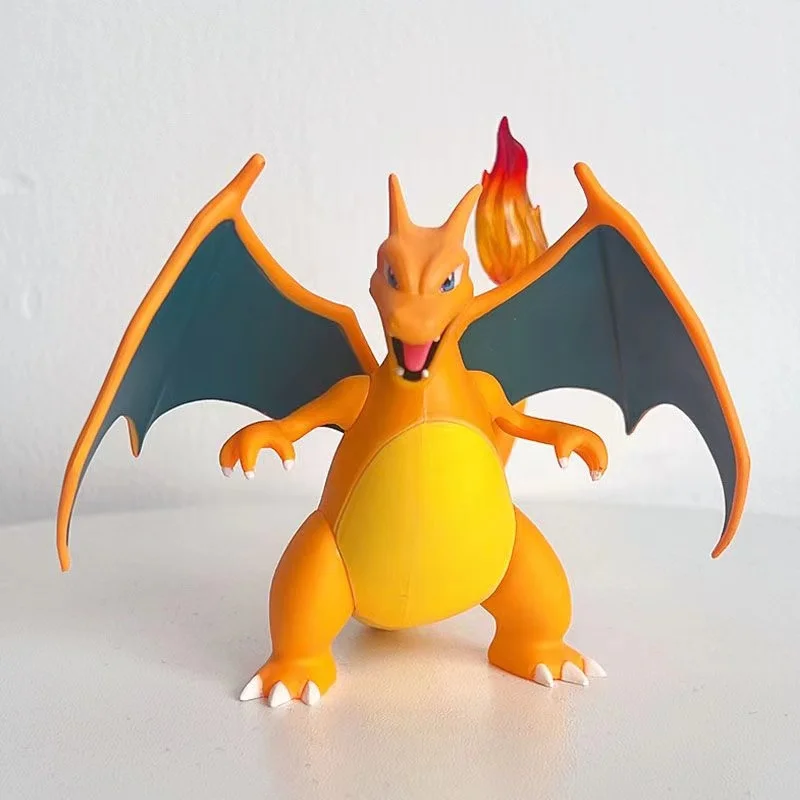 10cm-PokeMon-GK-Figures-Charizard-Fire-Dinosaur-Anime-Action-Figure-Pvc ...