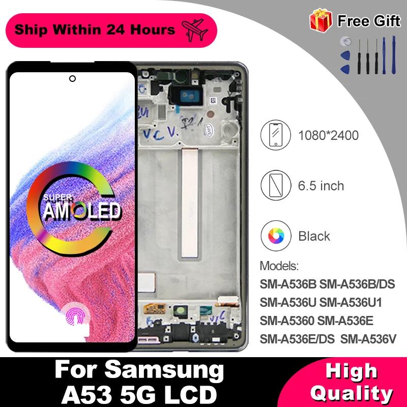 For-Samsung-Galaxy-A53-5G-SM-A536B-A536U-A536N-A536U1-LCD-Display-Touch ...