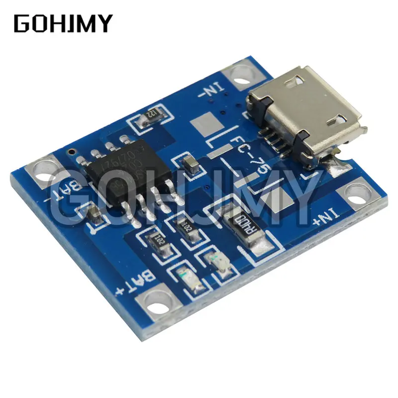 100pcs-lot-TP4056-1A-Lipo-Battery-Charging-Board-Charger-Module-lithium-battery-DIY-MICRO-Port ...