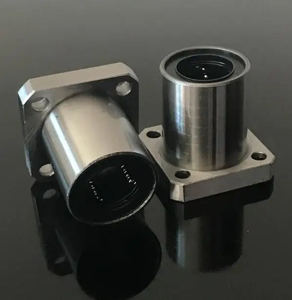 1pcs LMK12UU 12mm Square Flange linear motion ball bearings for 3D ...