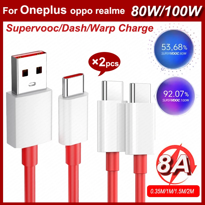 Cable-cargador-Oneplus-12-100W-80W-65W-Warp-Supervooc-One-plus-11-10-8 ...