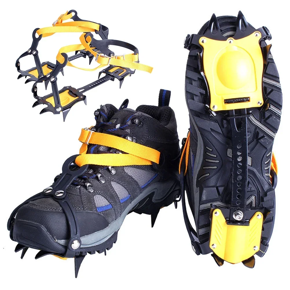 Crampones-de-acero-inoxidable-para-escalada-en-hielo-Kits-ajustables ...