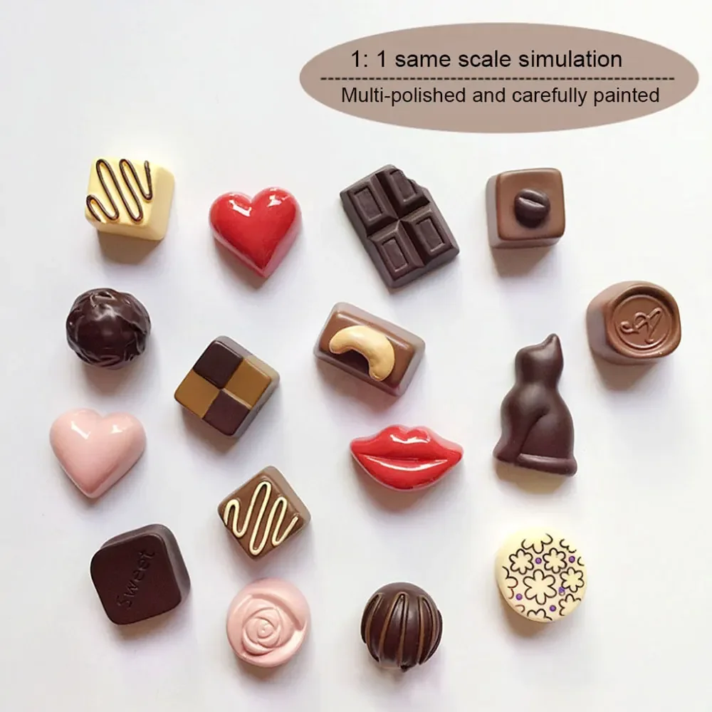 Magnet-For-Fridge-Decor-Simulation-Food-Play-Chocolate-Resin-Art-Design ...