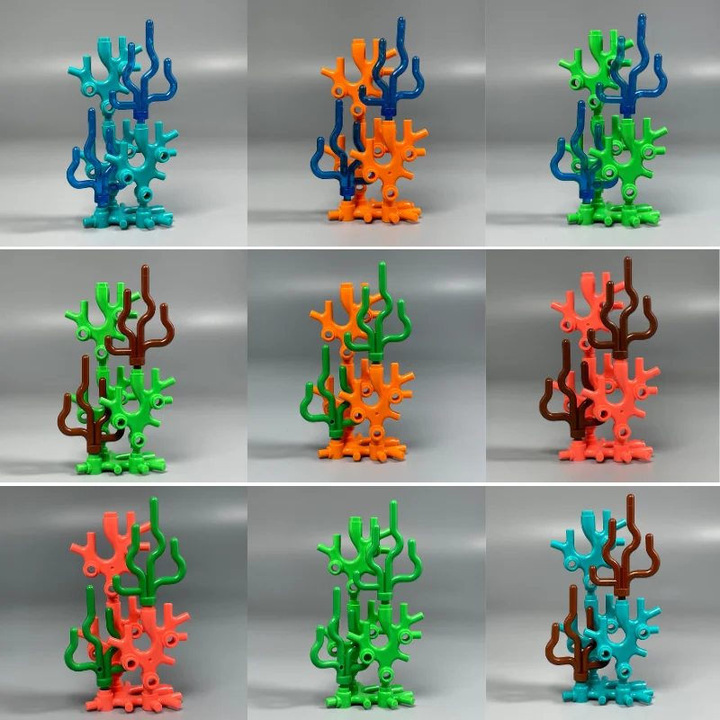 MOC Bricks Plant Thallus Coral Seaweed Sea Grass 30093 49577 DIY City ...