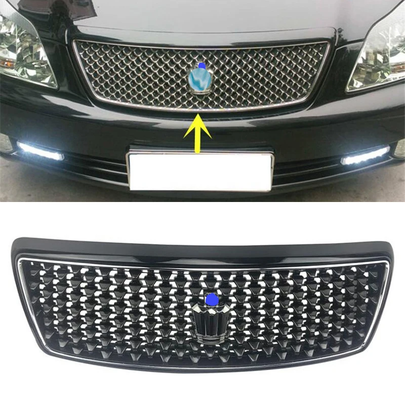 For-Old-Toyota-Crown-ABS-Front-Bumper-Racing-Grills-Honeycomb-Car ...
