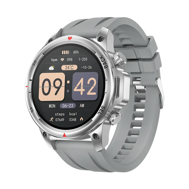 Smart Watch Men Outdoor 1.53inch DK68 LED Light Compass Bluetooth Call ...