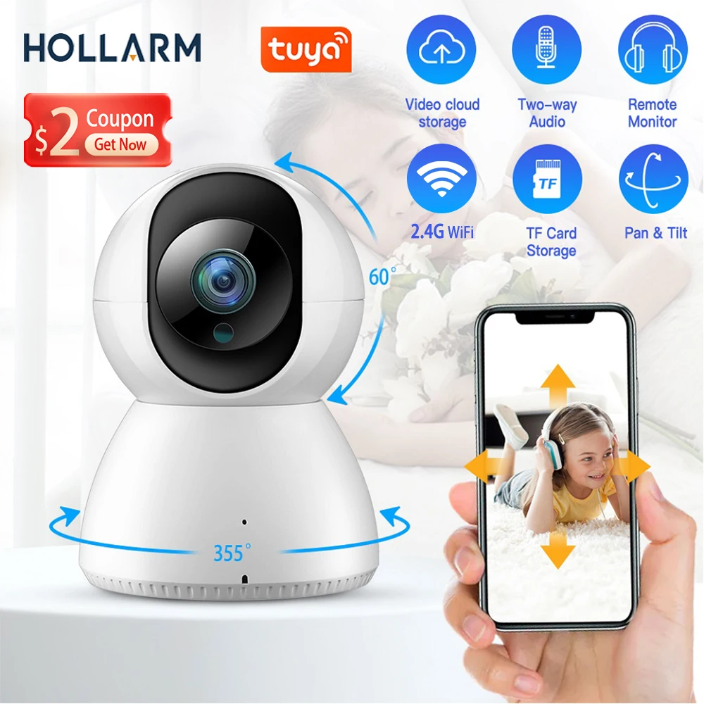 Hollarm-1080P-WIFI-IP-Camera-Tuya-Surveillance-Camera-Automatic ...