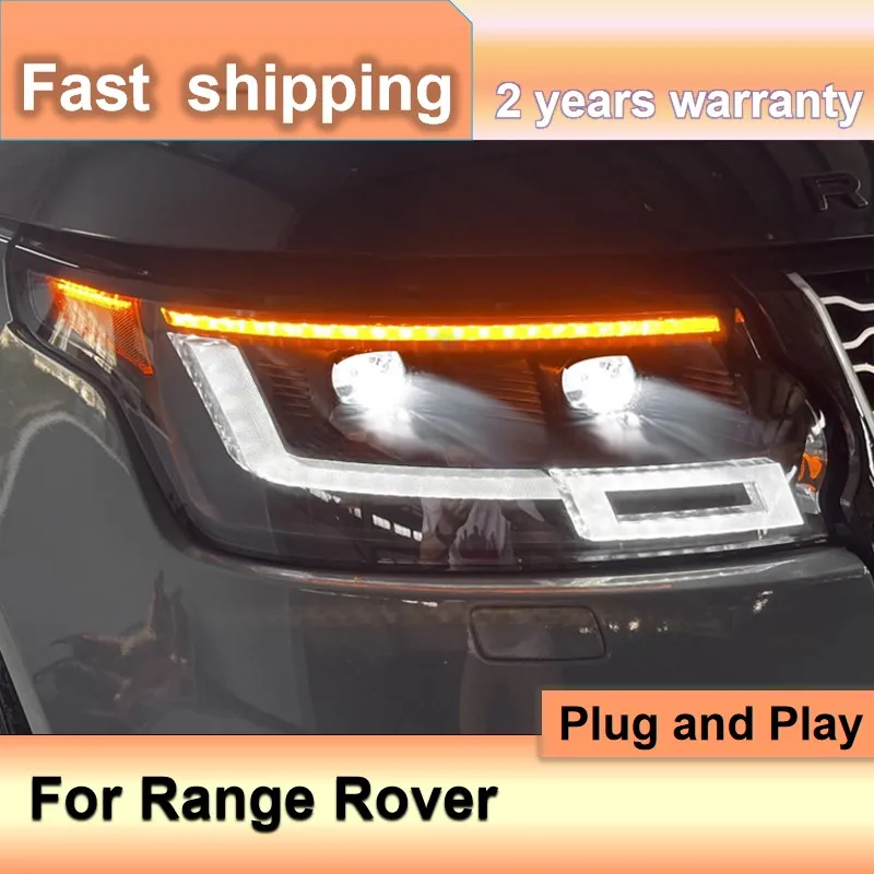 Car-Accessories-for-Land-Rover-Range-Rover-Headlamps-2013-2017-Range ...
