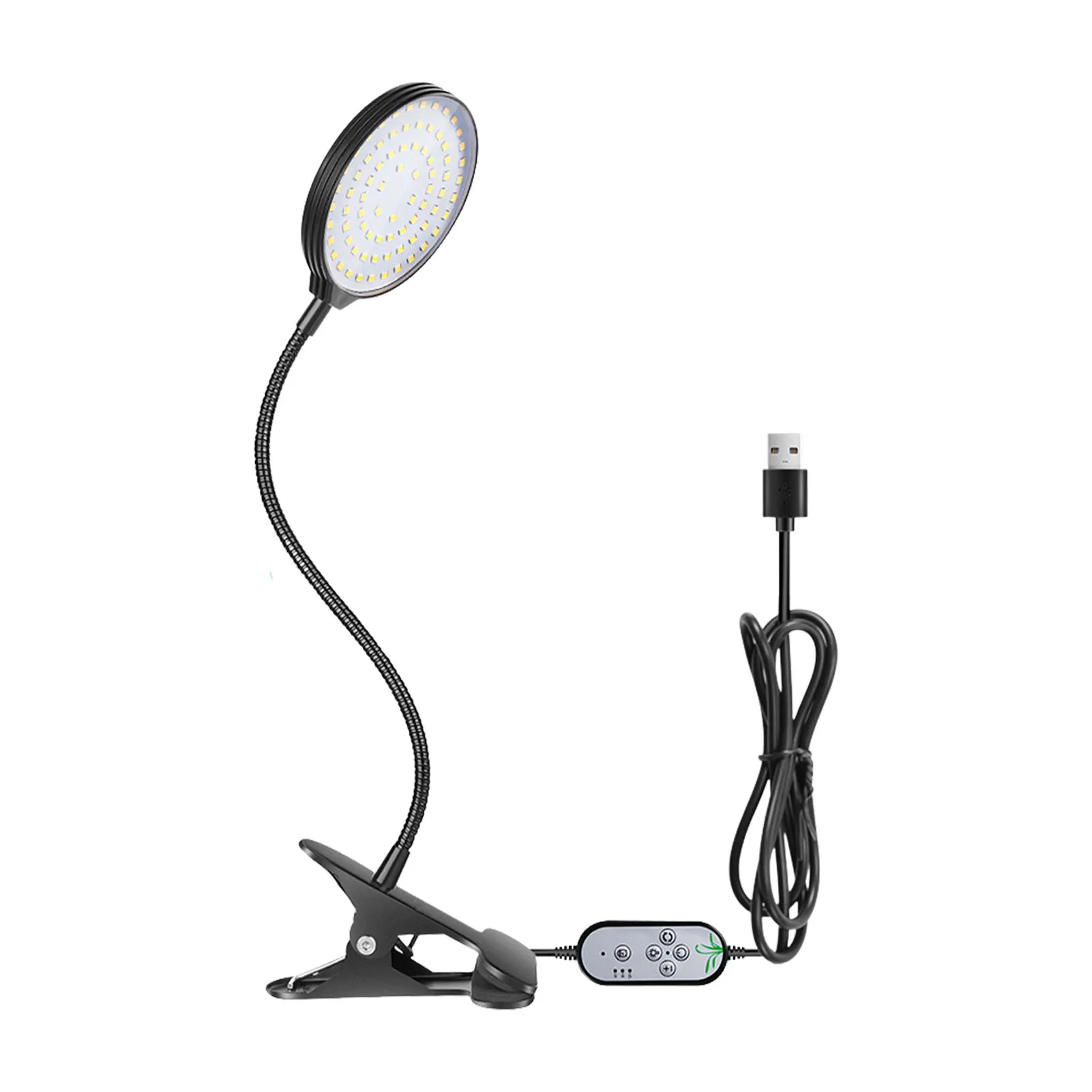 LED 성장 조명, 유연한 구즈넥 클립 온 USB 데스크탑 LED 식물 성장 조명, 다육 식물 실내 꽃 모종| | - AliExpress