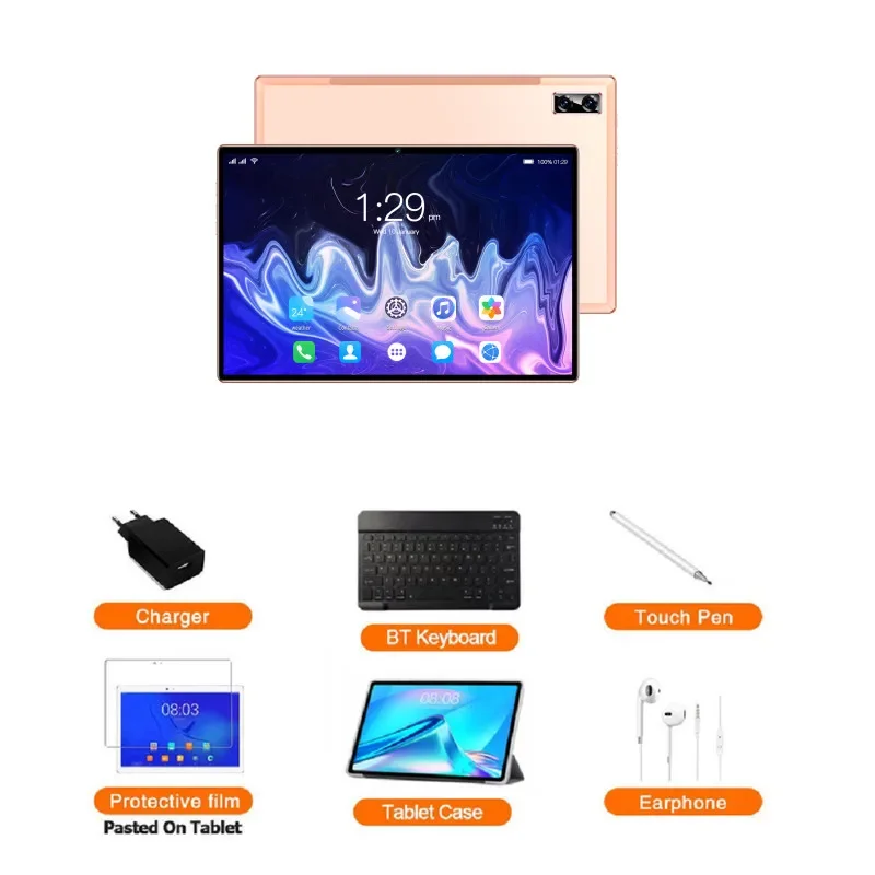 Tableta Android G18 de 10,1 pulgadas, versión global más nueva de 2023 ...