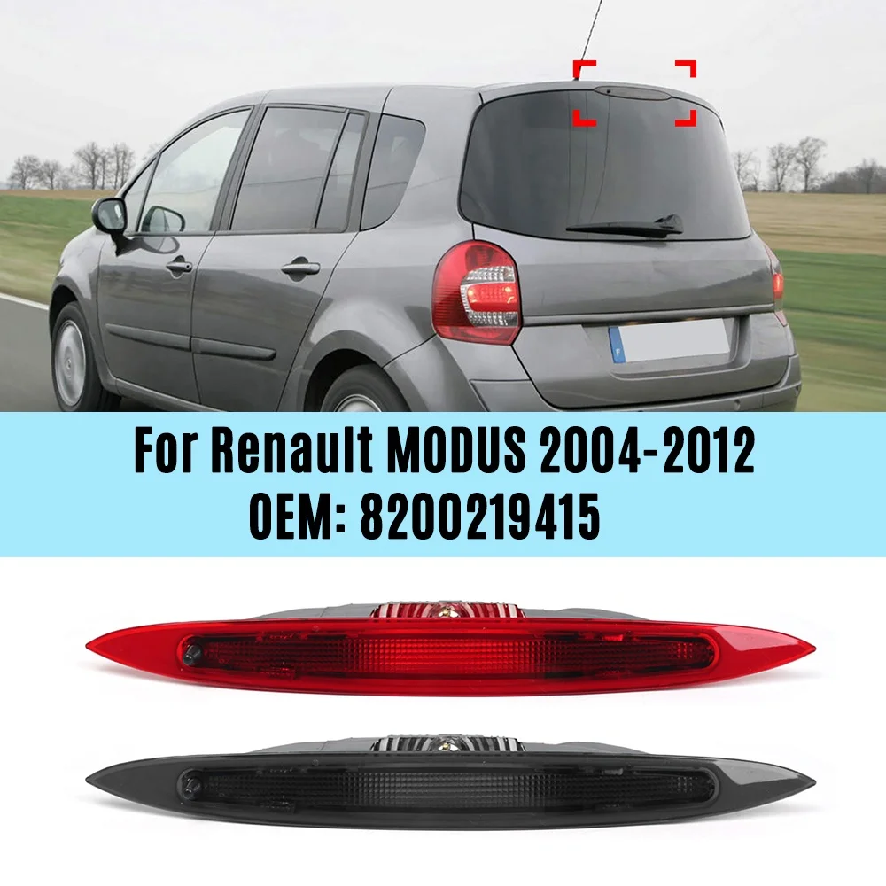 Troisième feu stop arrière à LED pour Renault Modus, montage en hauteur ...