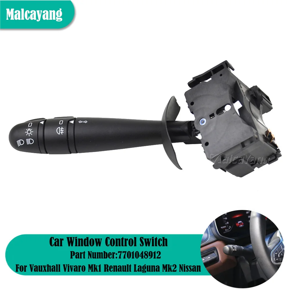 7701048912-Indicator-Light-Stalk-Turn-Signal-Switch-For-Vauxhall-Vivaro ...