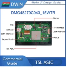DWIN 4.3/7.0/10.1 DGUS2 Commercial Grade HMI LCD Display Resistive ...