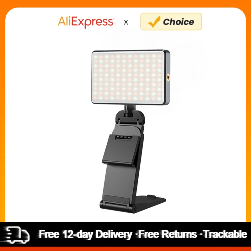 Bi-Color-LED-Light-Portable-Vlog-Light-with-1-4in-Threaded-Holes-120pcs ...