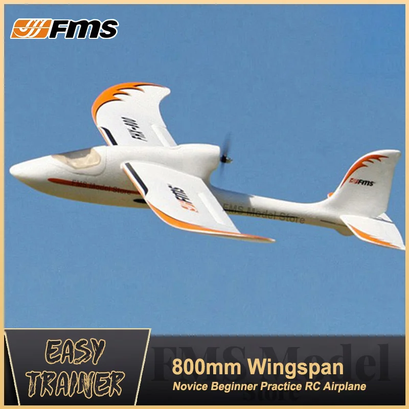 FMS-800mm-Wingspan-Easy-Trainer-Remote-Control-Model-Plane-Aircraft ...
