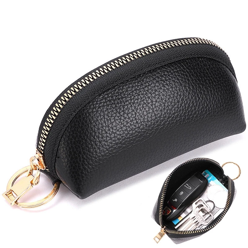 Soft-Leather-Key-Holder-Organizer-Pouch-Men-Women-Car-Key-Wallet-House ...