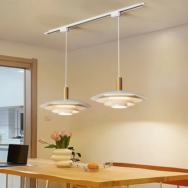 Mobile-Track-Sliding-Chandeliers-LED-Dining-Table-Lamps-Long-Arm-Swing ...