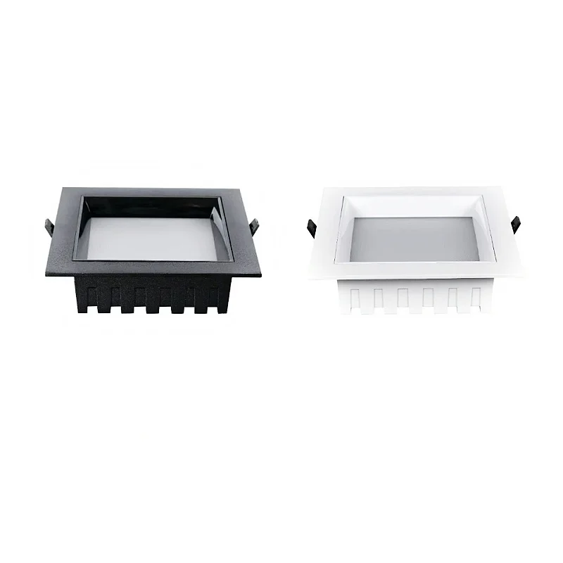 LED-embedded-grille-light-COB-downlight-Household-rectangular-spot ...