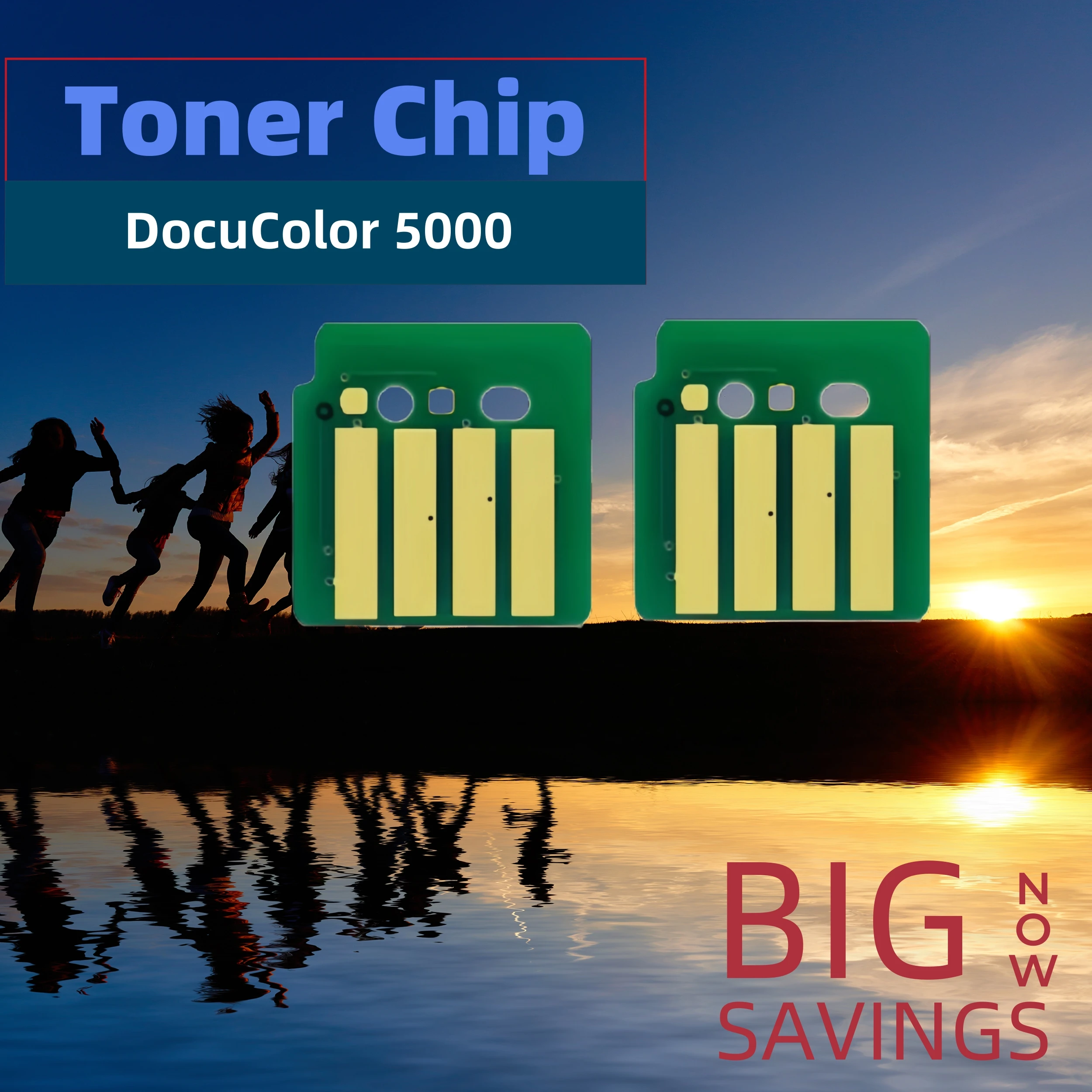 2 Set Chip For Xerox DocuColor 5000 Toner Cartridge 006R01247 006R01248 ...