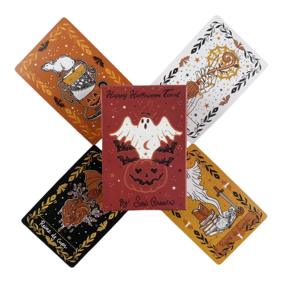 Happy-Halloween-Tarot-Cards-A-78-Oracle-English-Visions-Divination ...