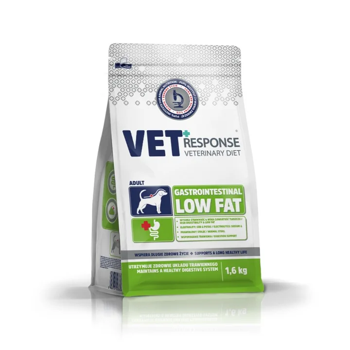 Dry dog food veterinary VET RESPONSE Gastro Low fat 1.6 kg - AliExpress 15