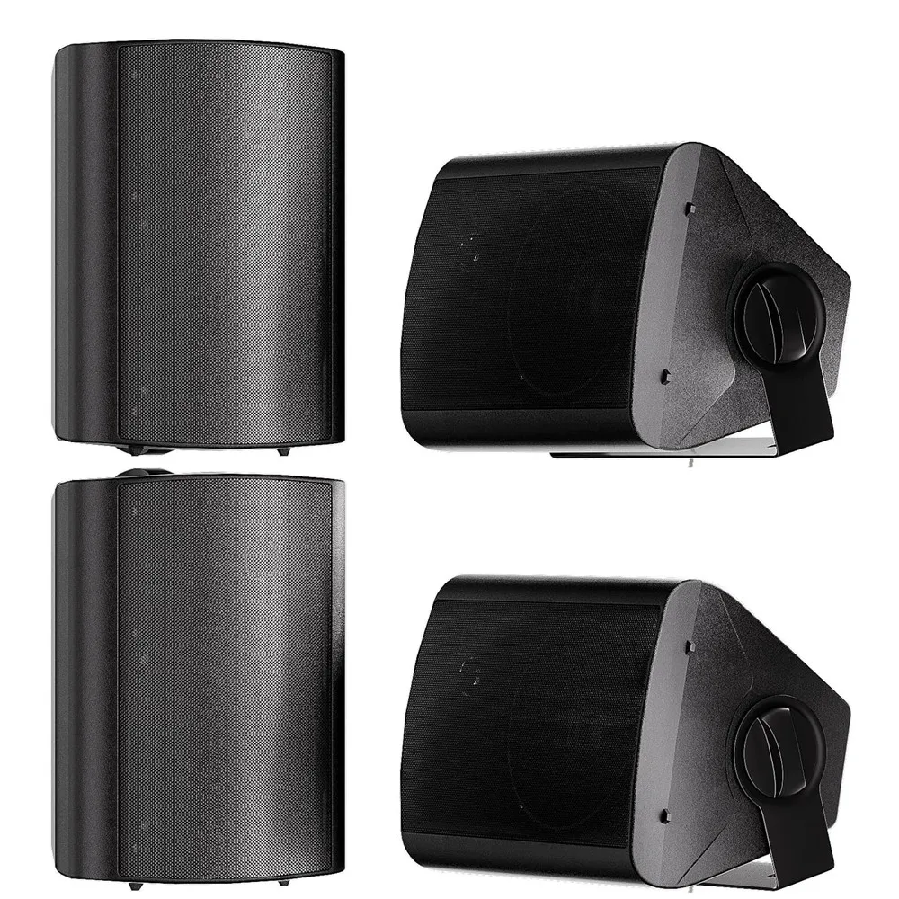 Herdio-5-25-600-Watts-Passive-Indoor-Outdoor-Speakers-Wired-Waterproof ...