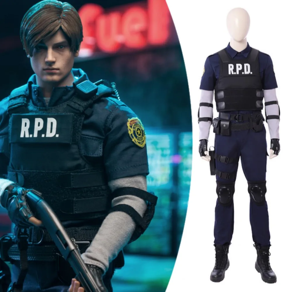 Disguise-Leon-Cosplay-Re-Leon-Scott-Kennedy-Cosplay-Costume-Vest-Pants ...