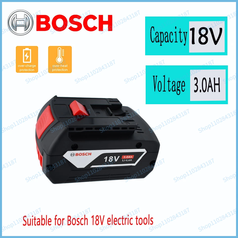 Bosch lithium battery 18V 3.0Ah suitable for Bosch 18V electric tools ...