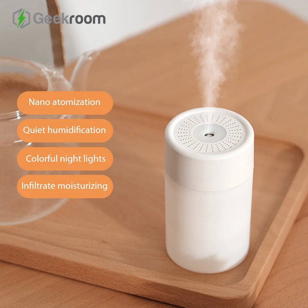 280ML-Mini-Air-Humidifier-Ultrasonic-Aromatherapy-Diffuser-Sprayer-USB ...