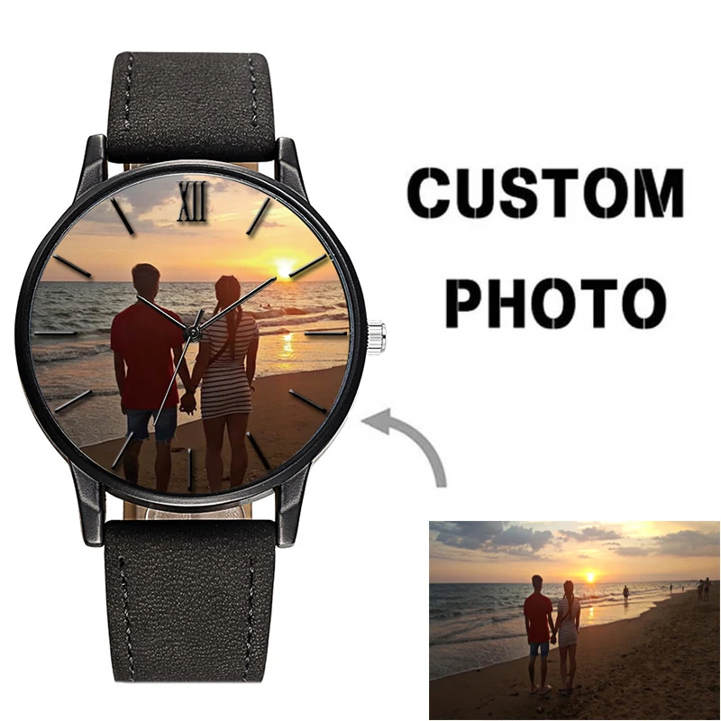 Custom Parent Child Face Photo Watch Customized Made Image Picture ...