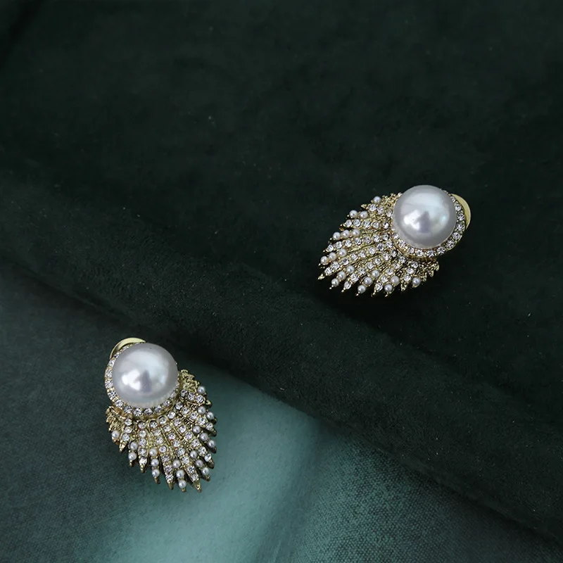Europe-And-The-United-States-New-Retro-Style-Pearl-Earrings-Jewelry-For ...
