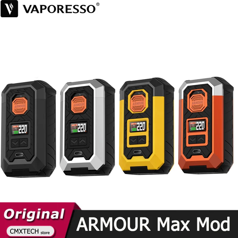 Original-Vaporesso-ARMOUR-MAX-MOD-220W-Vape-Electronic-Cigarette-18650 ...