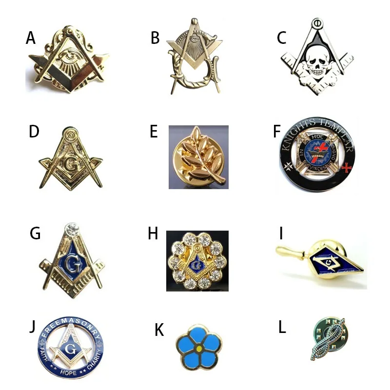Masonic Freemasonry Square And Compass All Seeing Eye Lapel Pin Badge ...