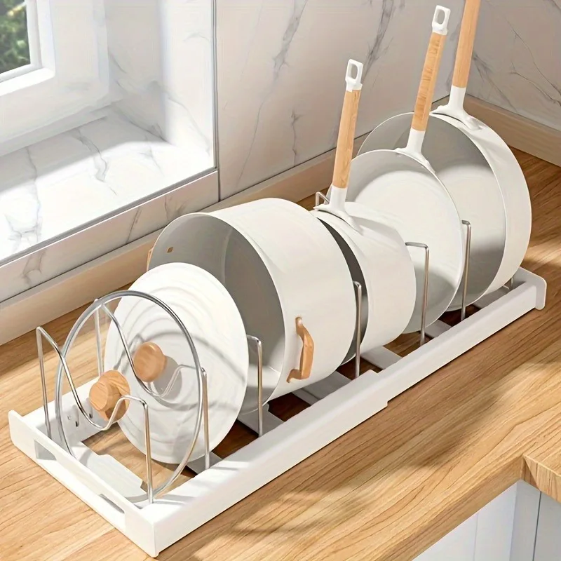 Expandable-Kitchen-Cabinet-Pot-Organizer-Rack-Multi-purpose-Adjustable ...