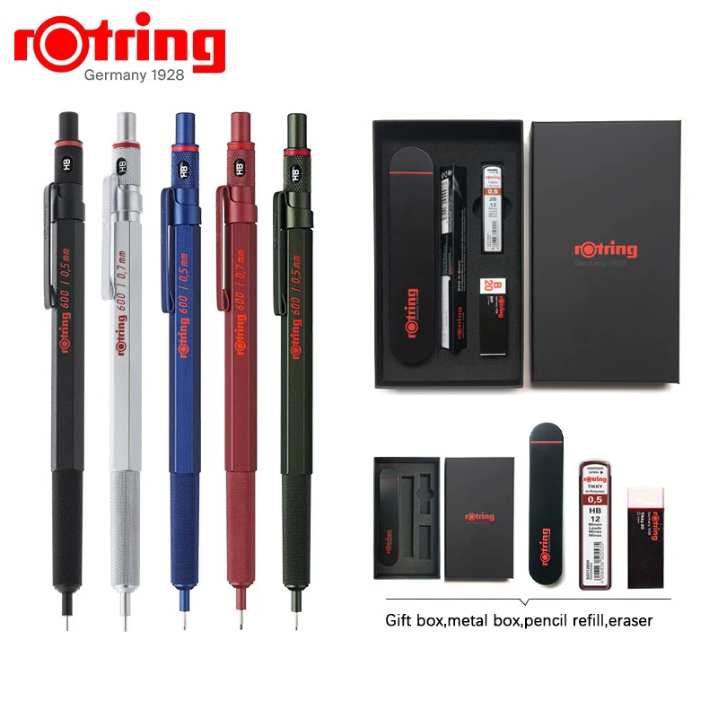Rotring-600-Mechanical-Pencils-0-5mm-0-7mm-Professional-Drawing ...