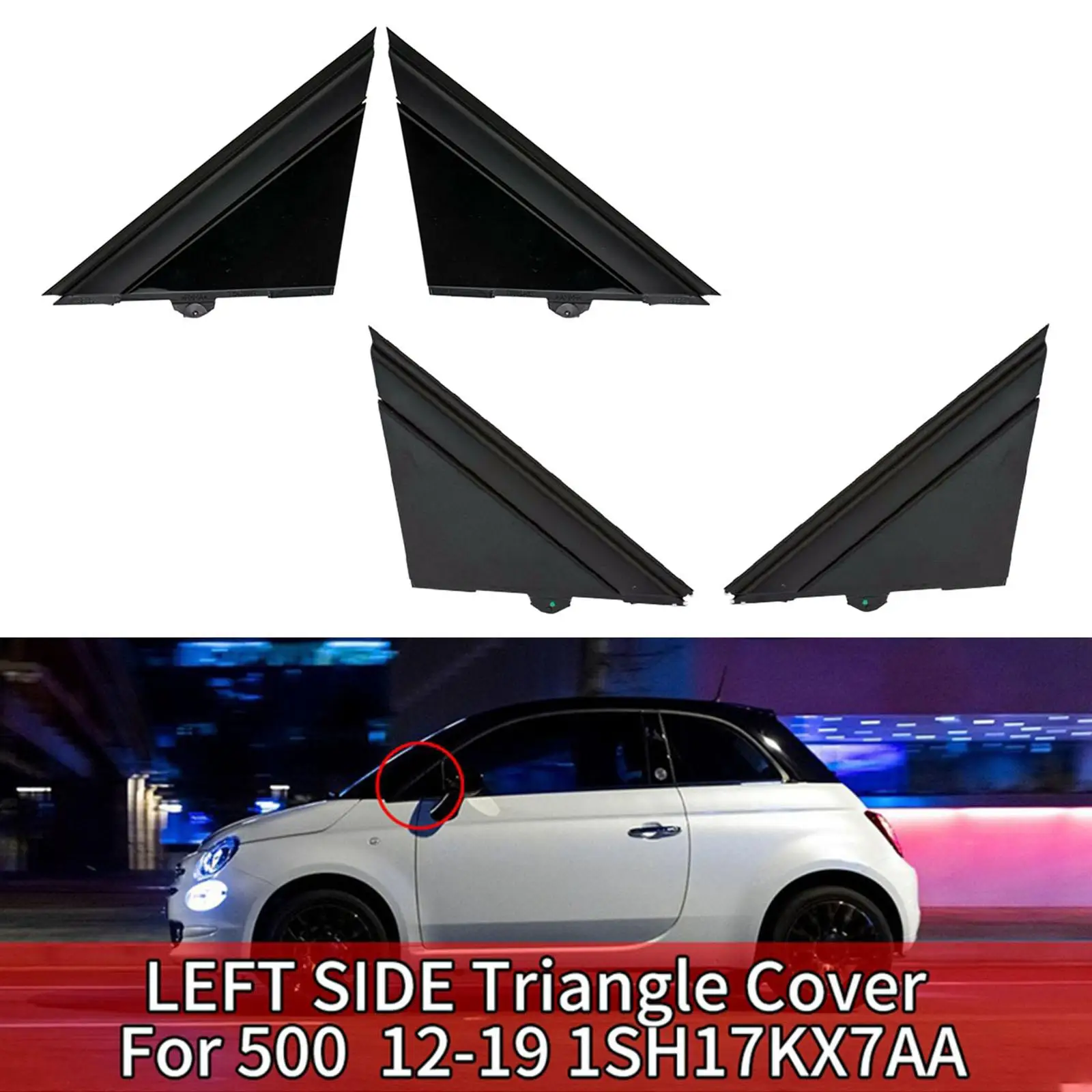 2-Pieces-Car-Door-Mirror-Flag-Covers-Auto-Parts-Moldings-Decorative ...