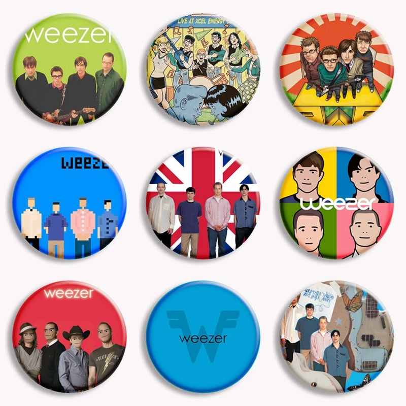 Pop Rock Band Weezer 1994 Album Cover Aesthetic Button Pin Classic ...