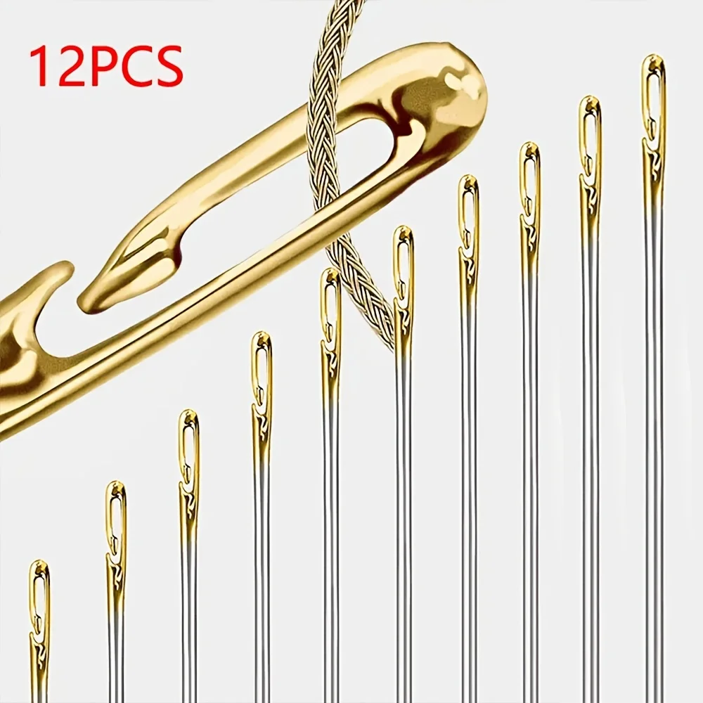 12pcs-Self-Threading-Needles-Blind-Needles-Assorted-Hand-Stitching ...