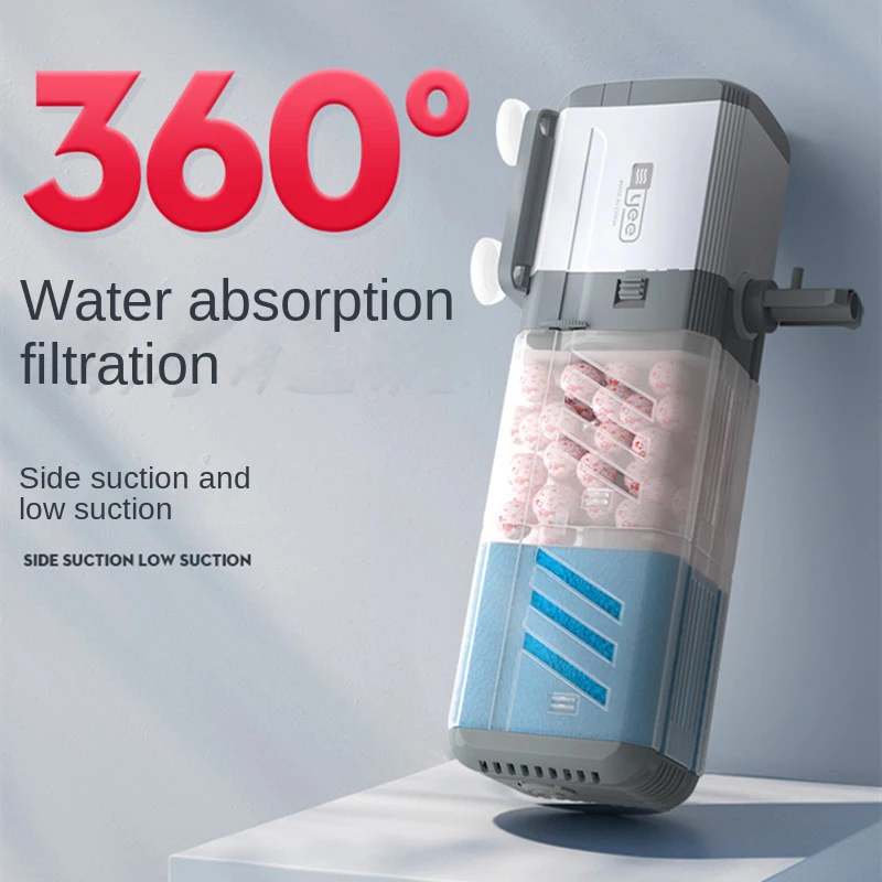 Aquarium-Filter-Pump-Fish-Tank-Submersible-Silent-Air-Oxygen-Aerator ...