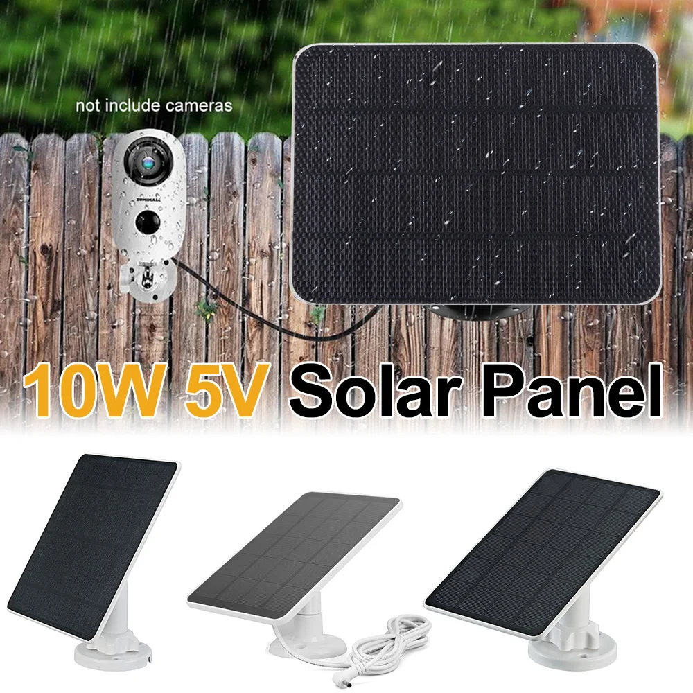 10W-5V-Solar-Panel-Charger-Waterproof-Solar-Cells-Panels-USB-Type-C-DC3 ...