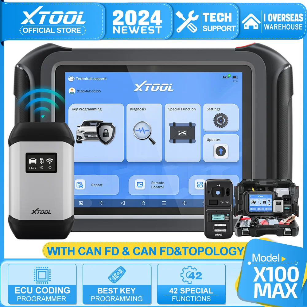 XTOOL-X100-MAX-Key-Programmer-With-KC501-All-Key-Lost-Car-Diagnostic ...