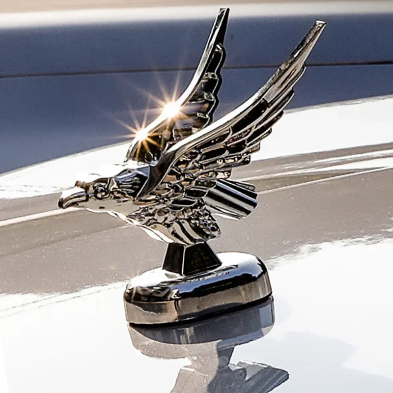 Car Eagle Emblem Ornament Decoration Engine Hood 3D Eagle Emblem ...