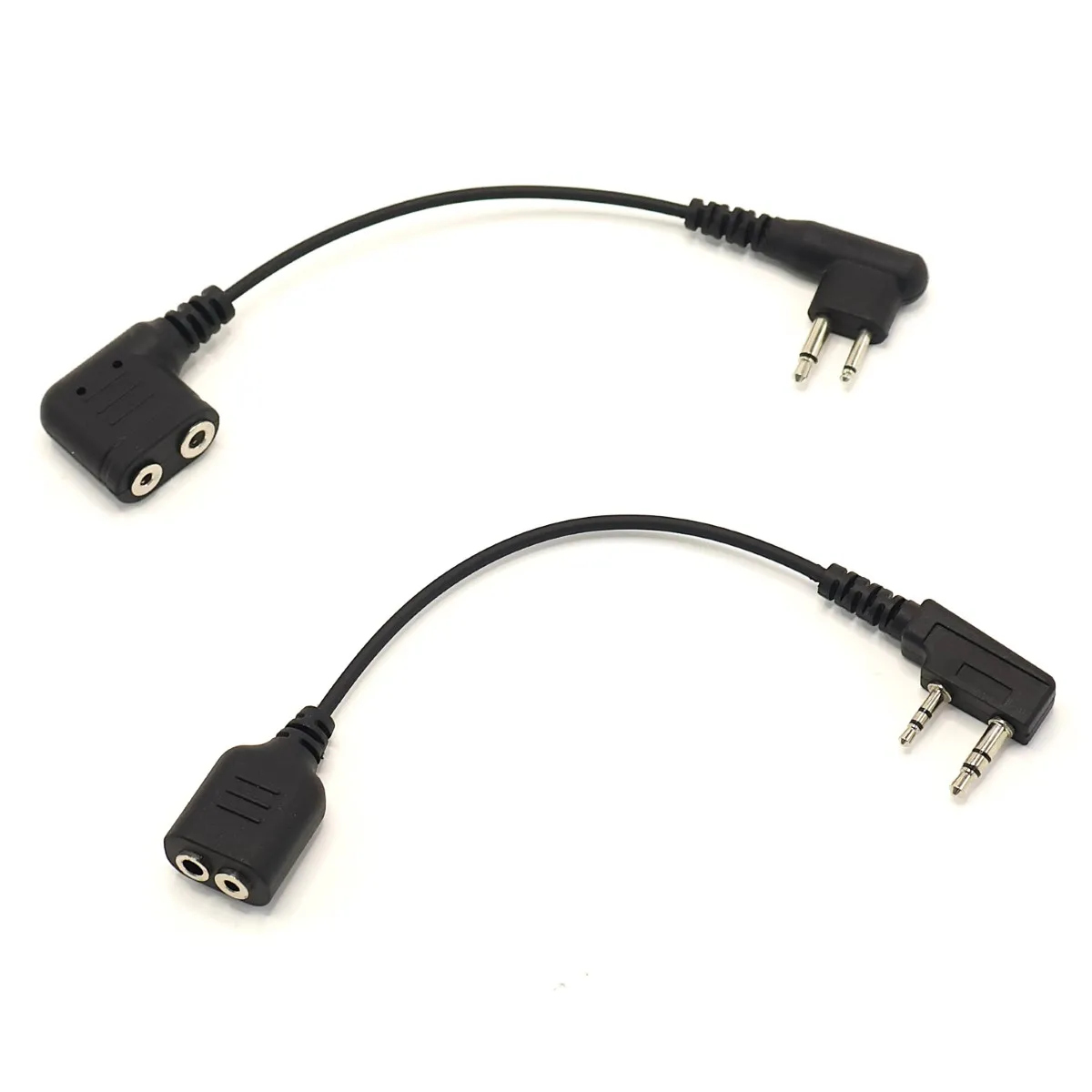 M1 K1 Adapter Cable between 2-Pin Baofeng Kenwood Motorola Hytera Radio ...