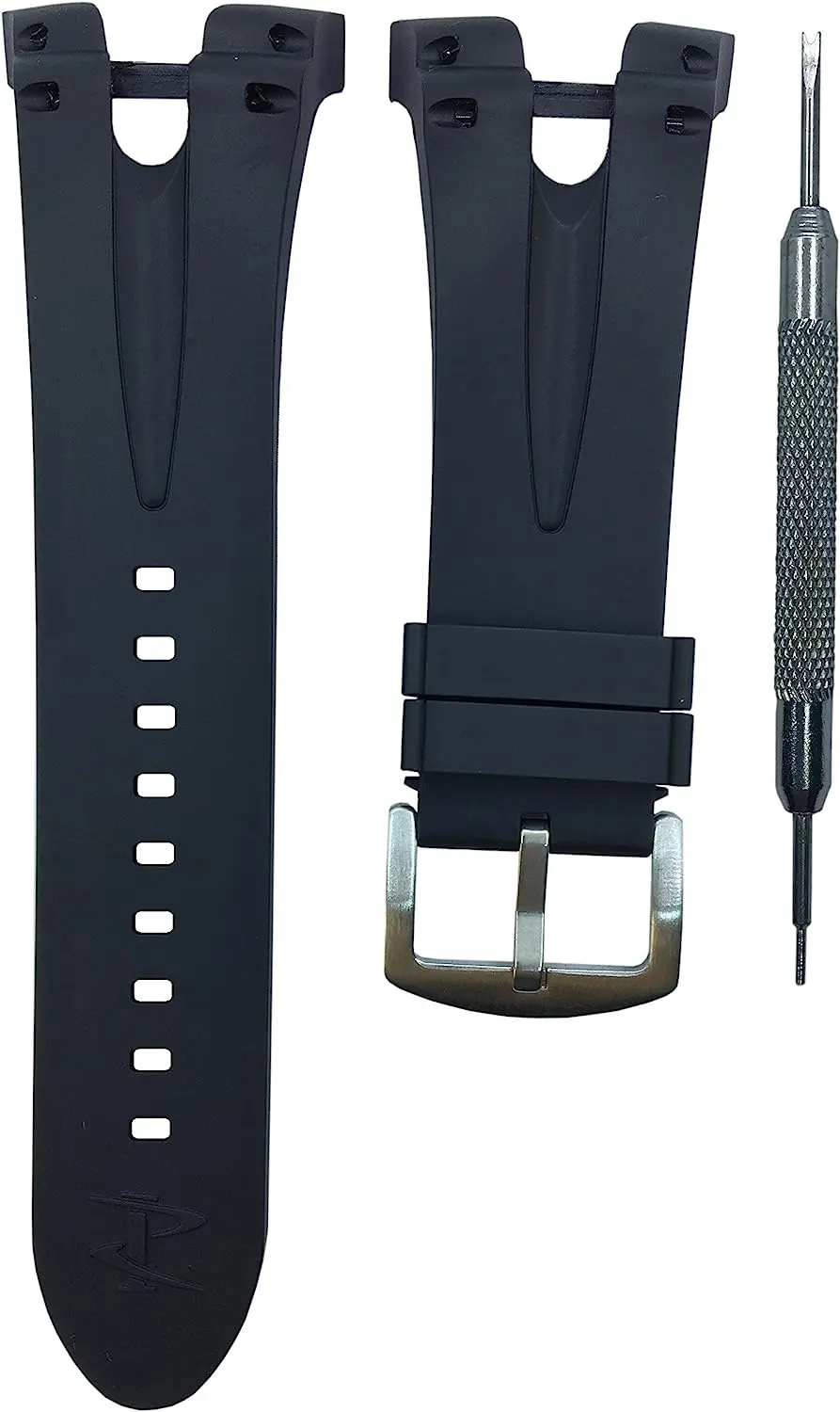 36mm-Black-Rubber-Watch-Band-Strap-Compatible-with-Invicta-Reserve ...