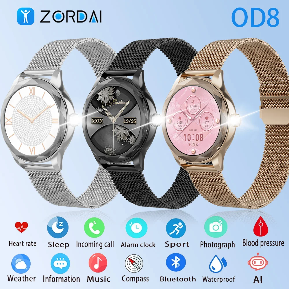 Zordai-OD8-Fashion-Women-Bluetooth-Call-Diamond-Smart-Watch-1-19 ...